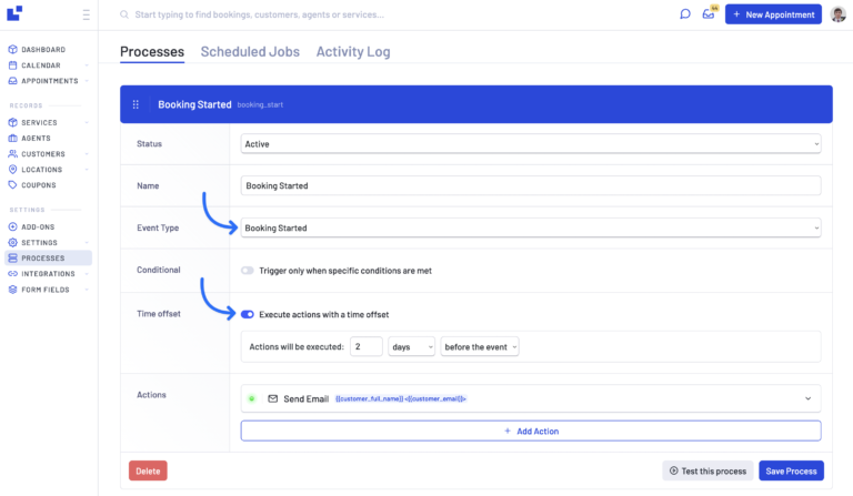 Creating appointment reminders using process automation – LatePoint ...