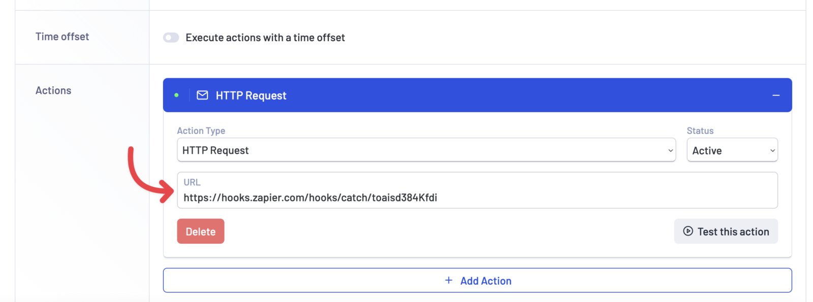 How to use webhooks add-on