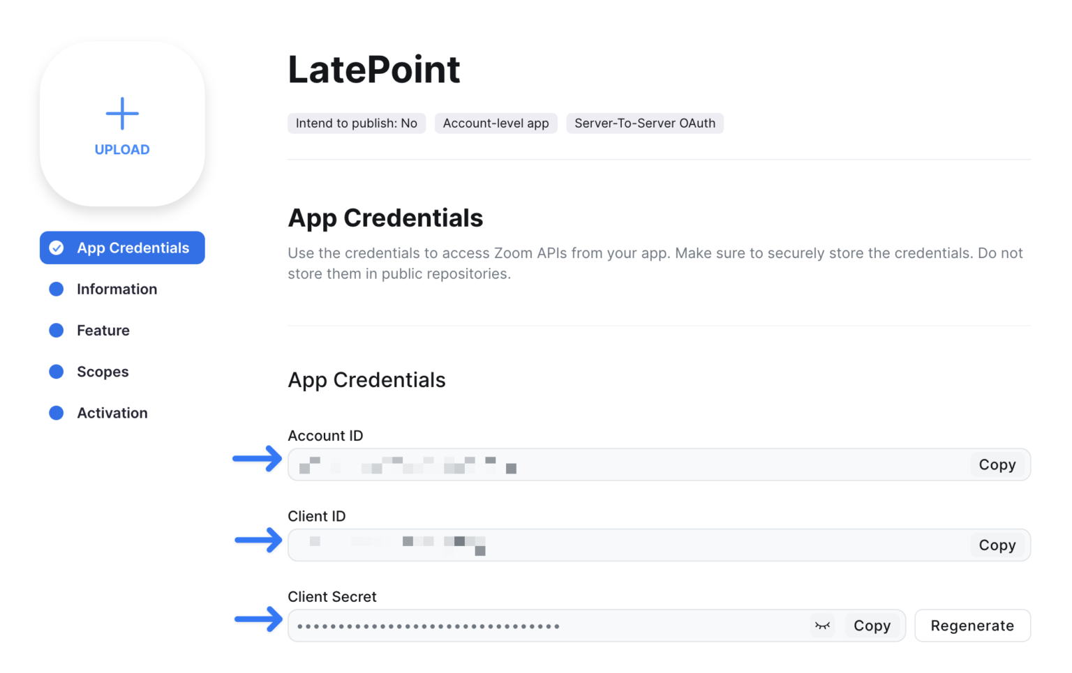 How to generate API Key and Secret credentials for Zoom in LatePoint – LatePoint Documentation